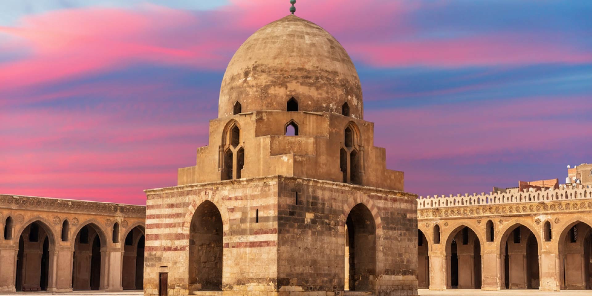 Discover the historic Ibn Tulun Mosque in Cairo, Egypt